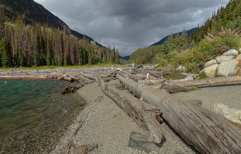 Duffey Lake Provincial Park Stock Image - Image of places, provincial ...