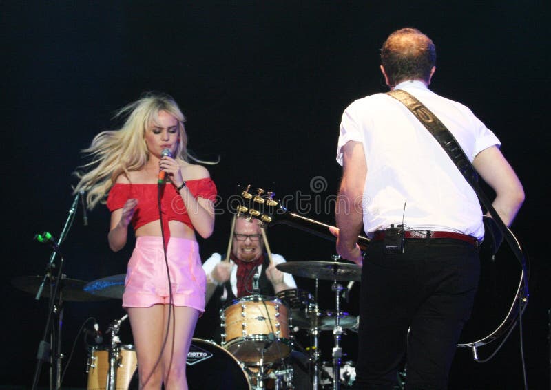 Duffy Concert 3 editorial stock photo. Image of rock, rain - 9954953