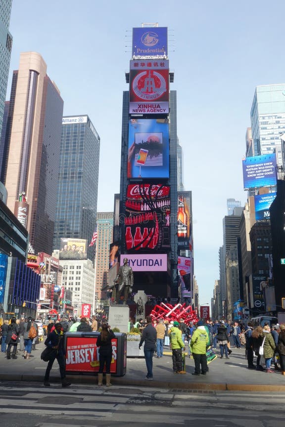 Duffy Square in New York City Editorial Photo - Image of duffy ...