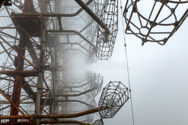 Duga Antenna Complex in Chernobyl Exclusion Zone 2019 Stock Image ...