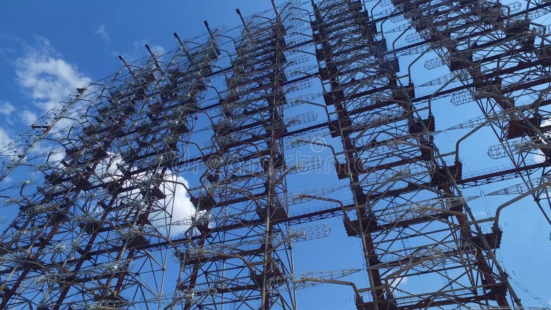Duga Radar Array Huge Soviet System from Cold War Stock Video - Video ...