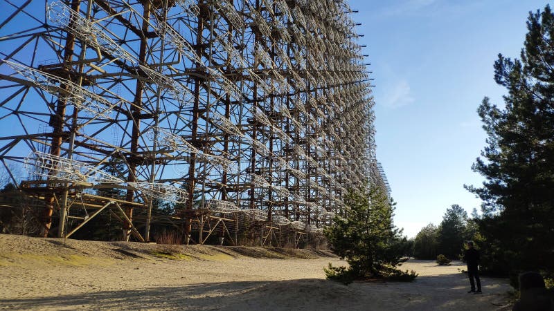 Duga Radar in Chernobyl Exclusion Zone. Chernobyl Nuclear Accident ...