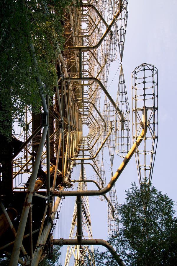 Duga Radar Chernobyl Exclusion Zone Editorial Photo - Image of death ...
