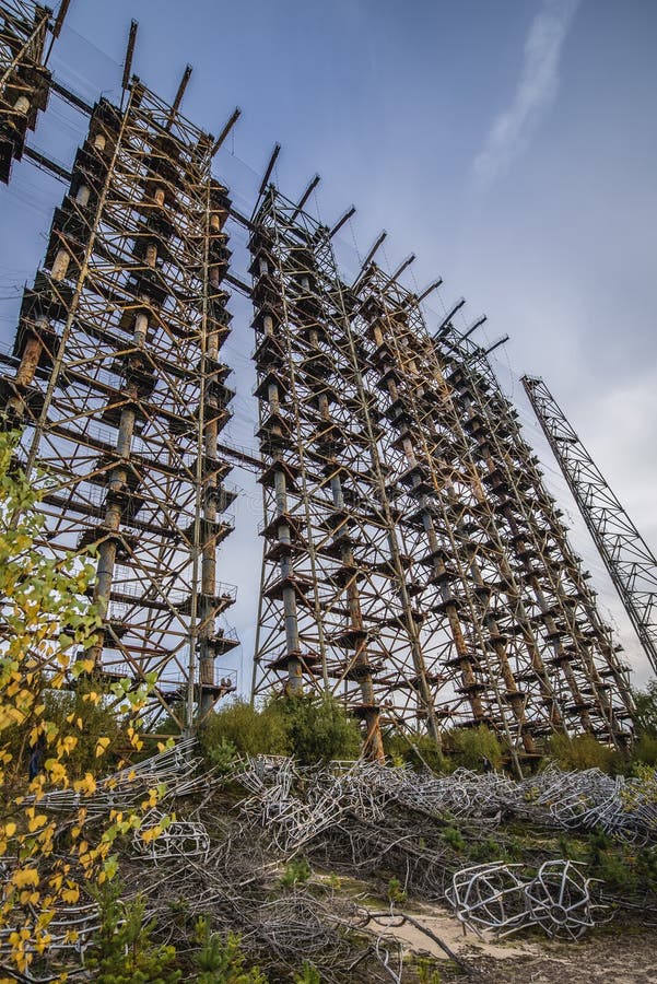 Duga Radar in Chernobyl Exclusion Zone, Ukraine Stock Photo - Image of ...
