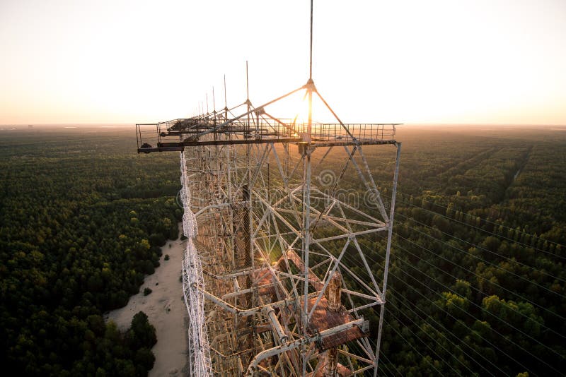 Duga Radar Chernobyl Exclusion Zone Editorial Image - Image of ...