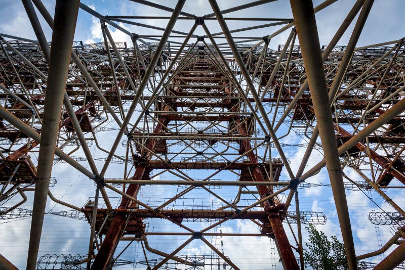Duga Radar in the Chernobyl Stock Photo - Image of pripyat, accident ...
