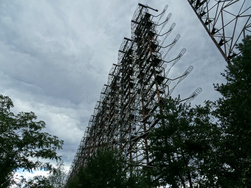 Duga radar stock image. Image of chernobyl, abandoned - 92211441