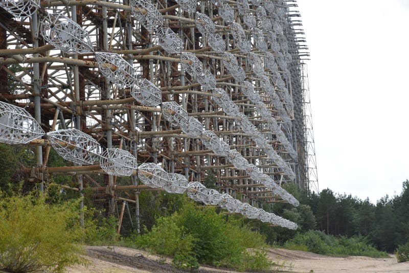 Duga a Soviet Over-the-horizon Radar System. Stock Image - Image of ...