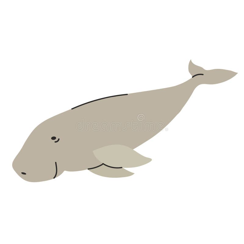 Dugong Icon Clipart Logotype Isolated Vector Illustration Stock ...
