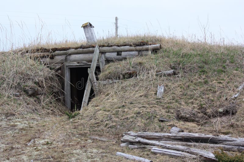 Housing in an old dugout stock image. Image of building - 29544339