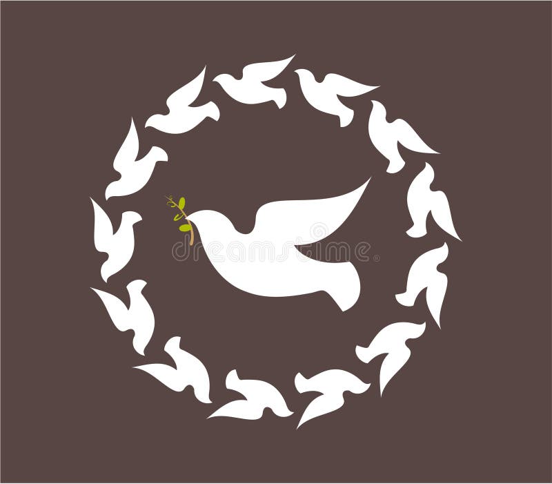 Duif stock illustratie. Illustration of vrijheid, duif - 34645289