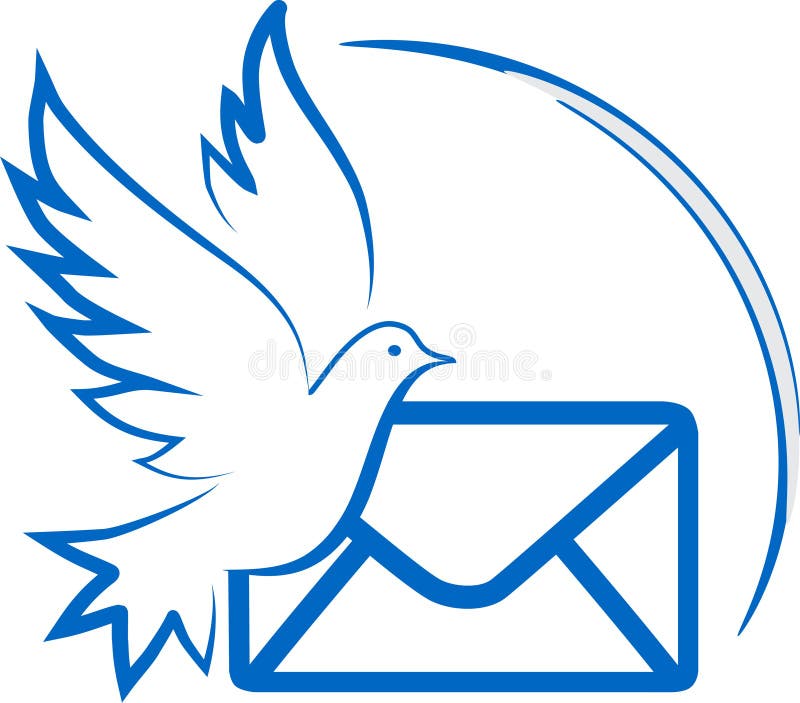 Duif vector illustratie. Illustration of leuk, resultaten - 34164918