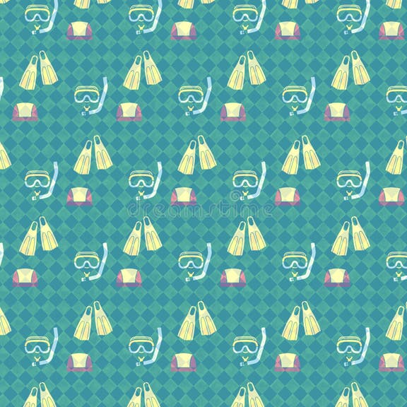 Duik achtergrondpatroon stock illustratie. Illustration of achtergrond ...