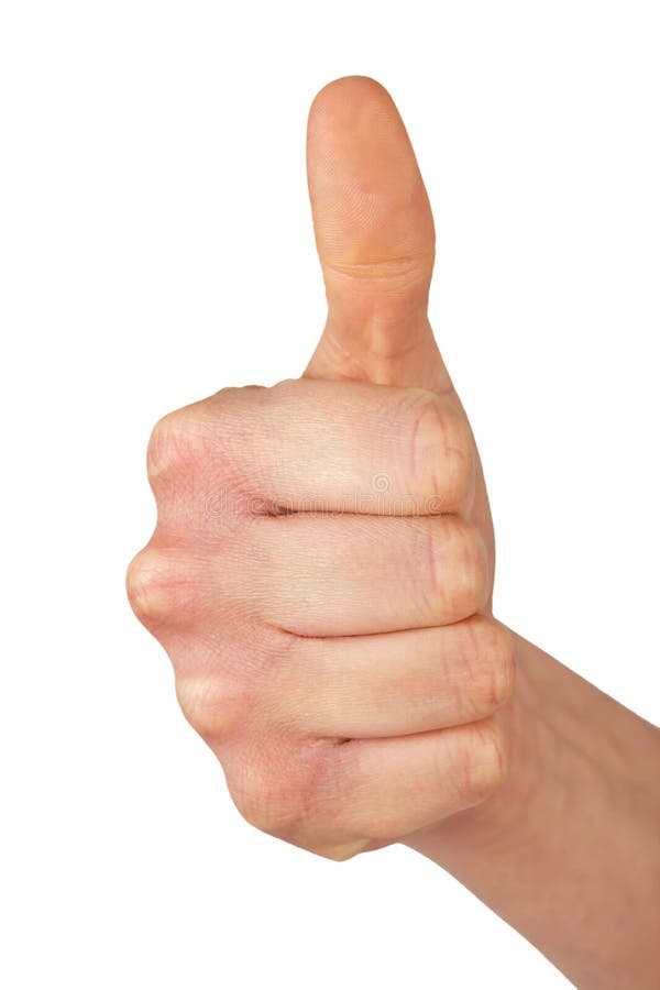 Duim omhoog stock foto. Image of tonen, akkoord, zaken - 22756344