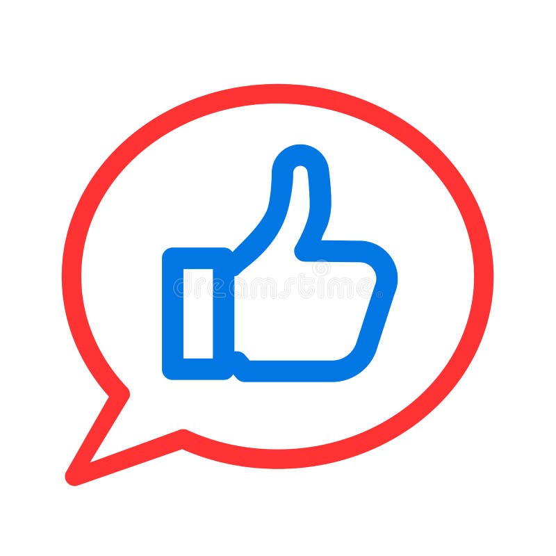 Duim Omhoog, Houd Ik Van Het Goed, Ja, Vector Illustratie ...