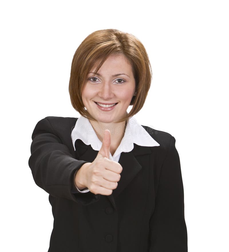 Duim-op stock foto. Image of collectief, manager, positief - 6551306