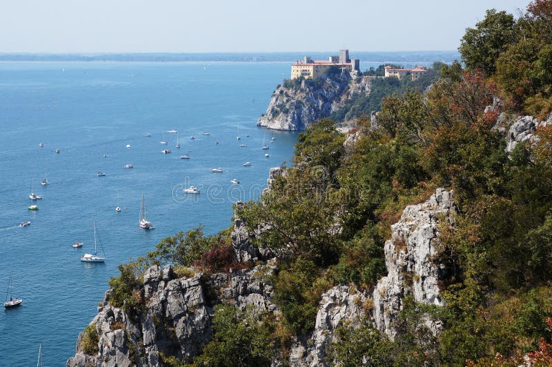 DUINO CASTLE Italy editorial photography. Image of holiday - 38244902