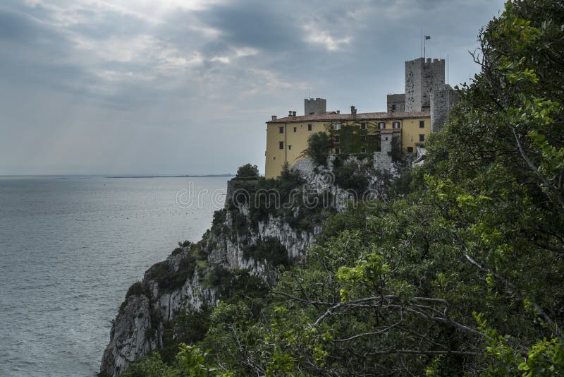 Duino Castle stock photo. Image of coastal, view, nature - 56962350