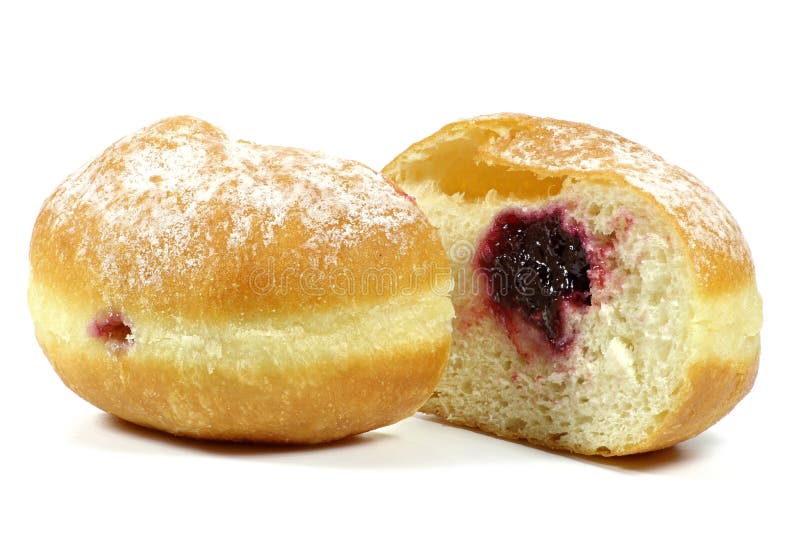 Duits Berliner gebakje stock foto. Image of deklaag, vulling - 70093656