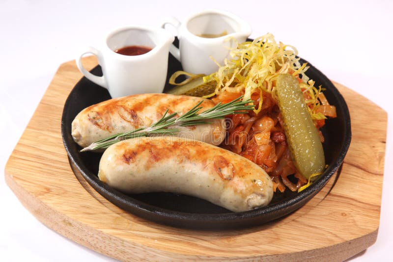 Duitse keuken wurst stock afbeelding. Image of duits - 71306031