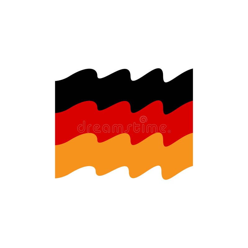 Duitse Tekening Van Het Logo Stock Illustratie - Illustration of duits ...