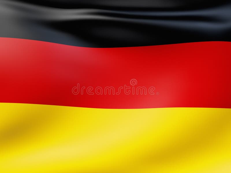 Duitse vlag stock illustratie. Illustratie bestaande uit kleuren - 4768001