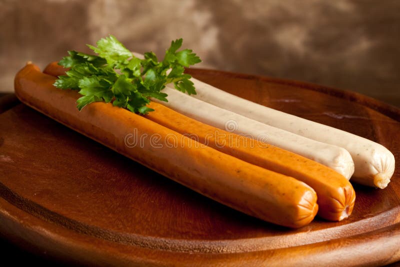 Duitse Worst stock afbeelding. Image of voedsel, worst - 14162343