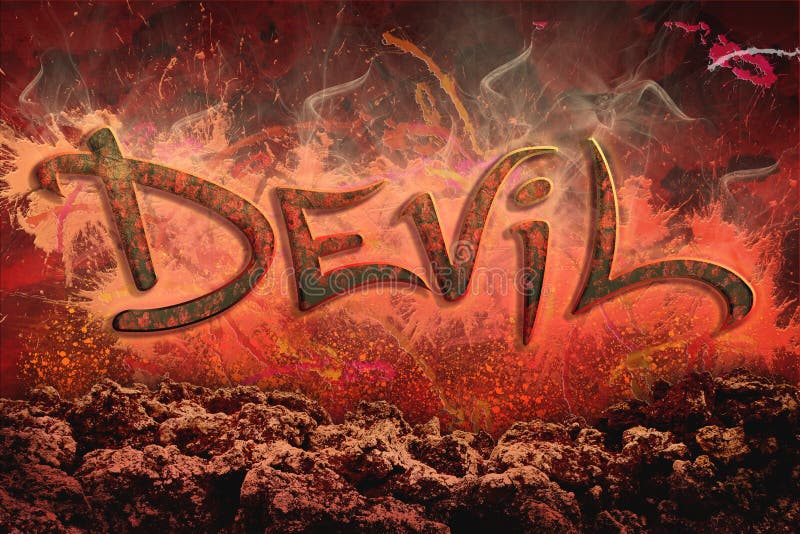 Duivel stock illustratie. Illustration of lava, ontzetting - 21139325