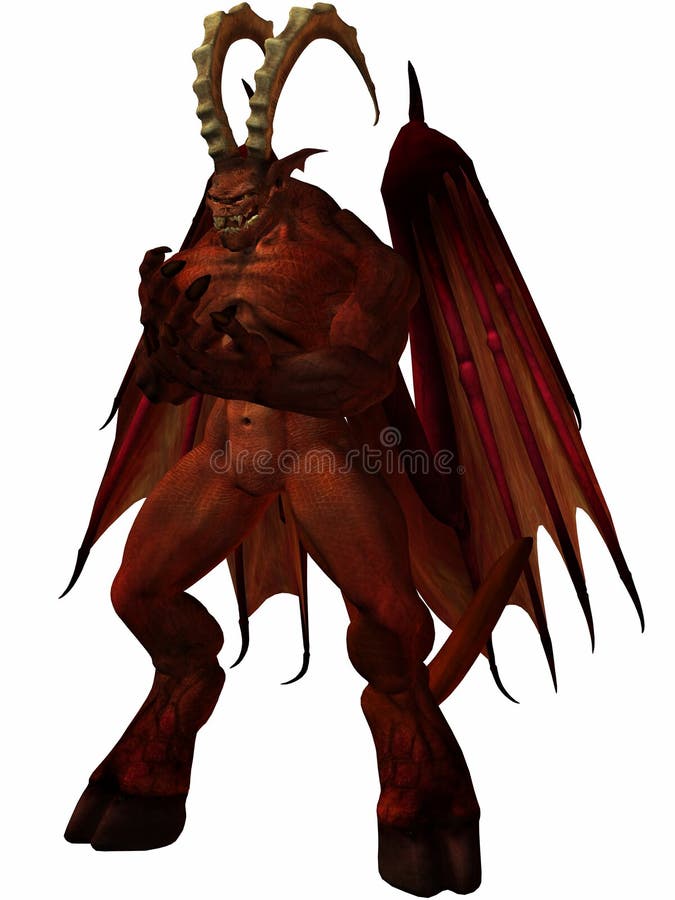 Duivel stock illustratie. Illustration of monster, gevaarlijk - 5354653