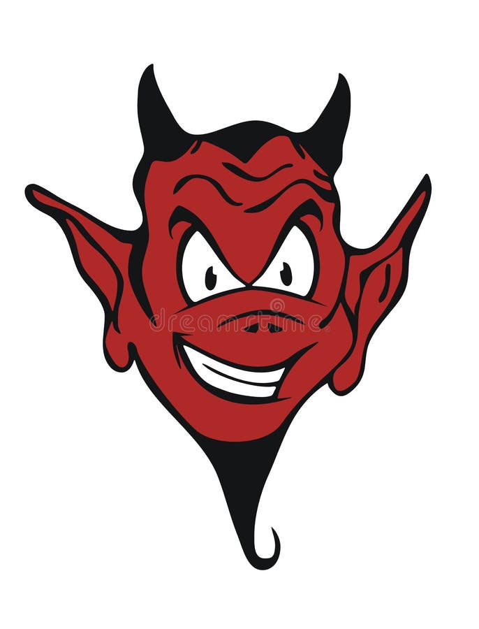 Rode Duivel vector illustratie. Illustration of tekening - 5174256