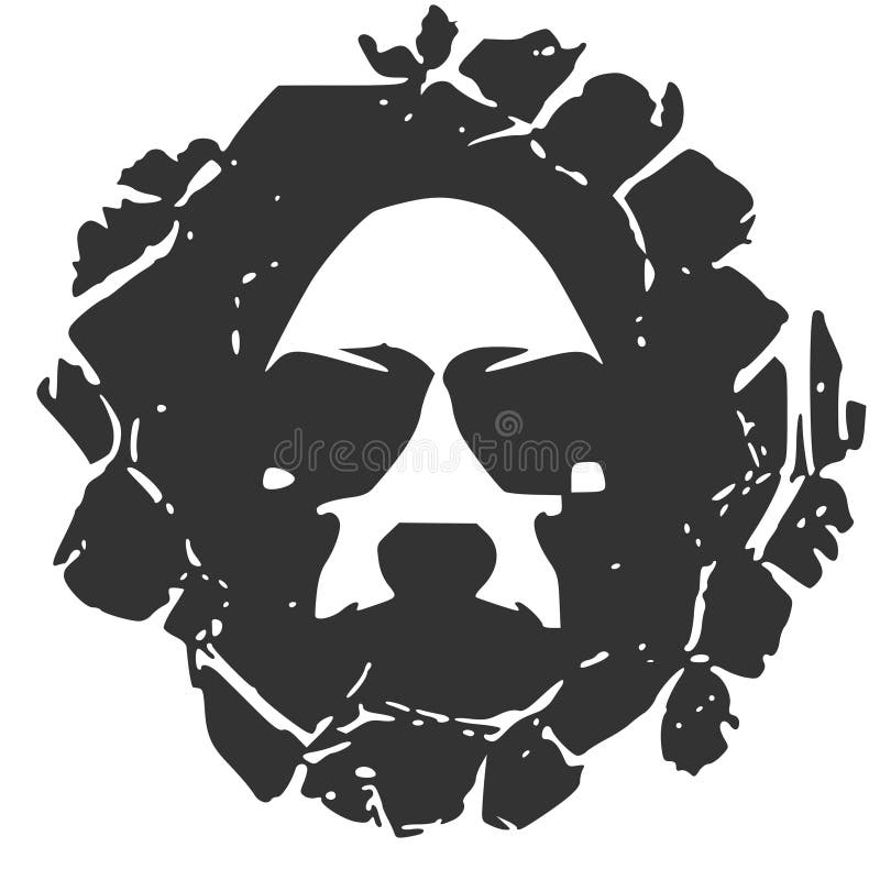 Duivels lelijk gezicht vector illustratie. Illustration of woede ...