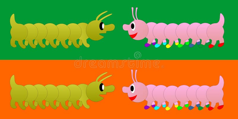 Duizendpoot vector illustratie. Illustration of banier - 18102854