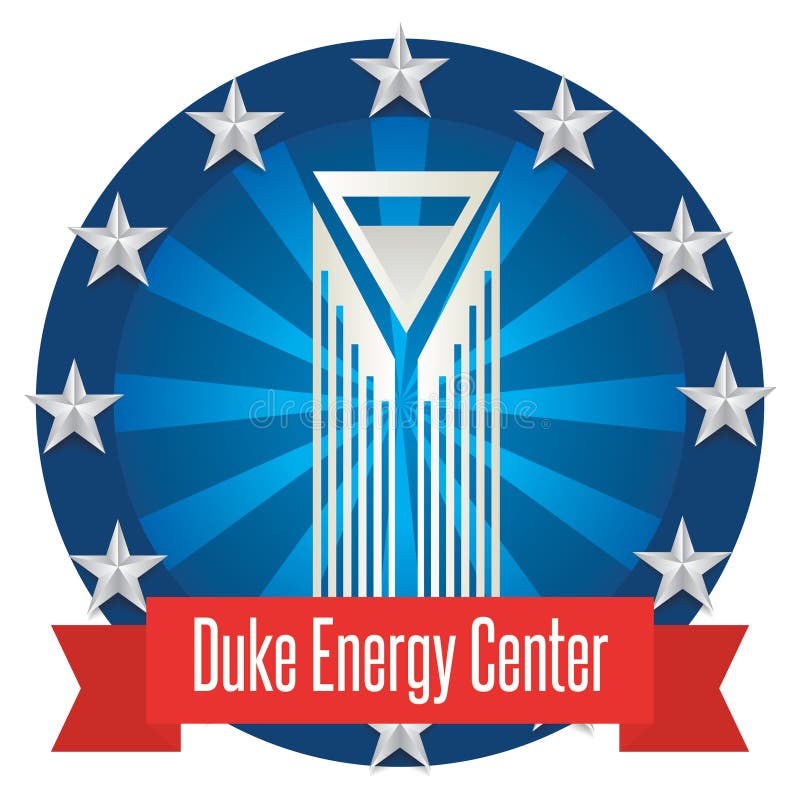 Duke Energy Center. Vector Illustration Decorative Design Stock Vector ...