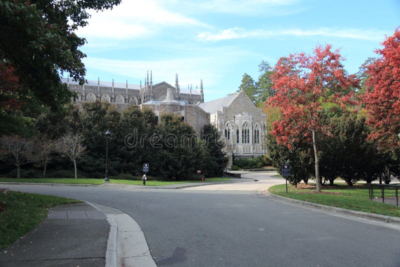 Duke University Campus Scenery Editorial Image - Image of steeple ...
