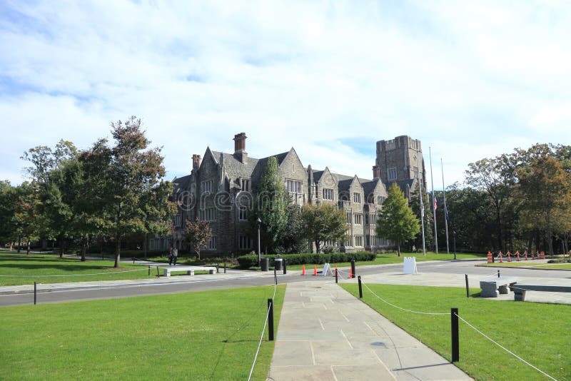 Duke University Campus Scenery Editorial Photo - Image of tree, spire ...
