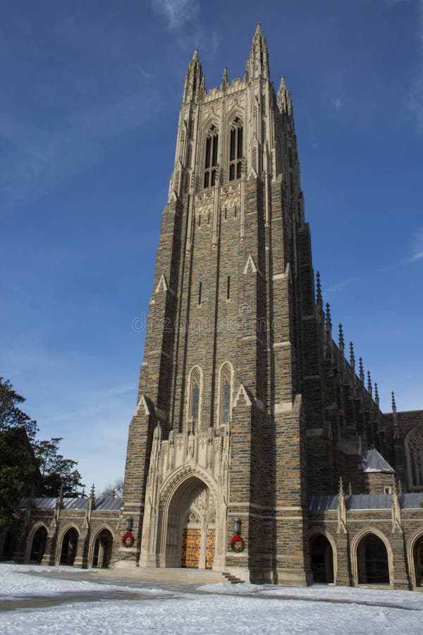 Duke University Chapel stockbild. Bild von schule, lernen - 95532137