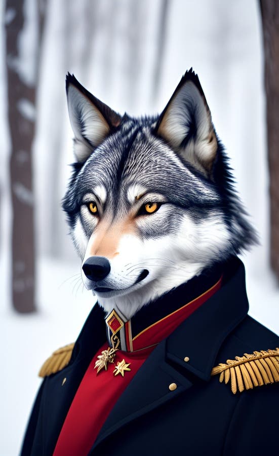Duke Wolf of the Schneiwald Stock Photo - Image of medal, schneiwald ...