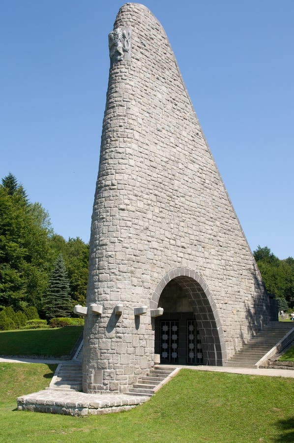 Dukla Pass memorial stock photo. Image of black, army - 40552202