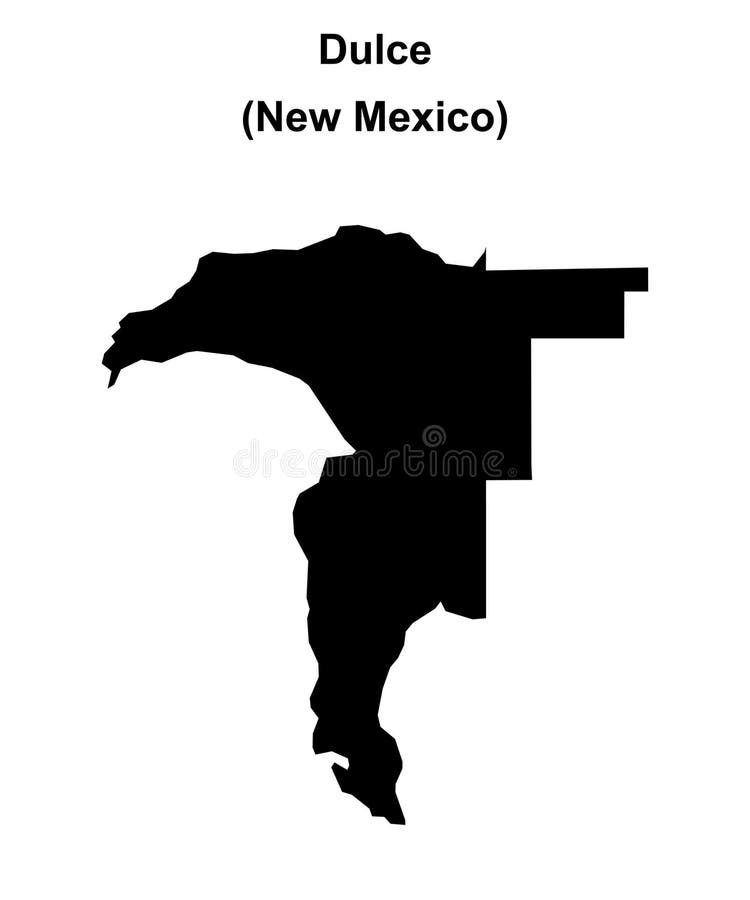 Dulce Outline Map Stock Illustrations – 15 Dulce Outline Map Stock ...