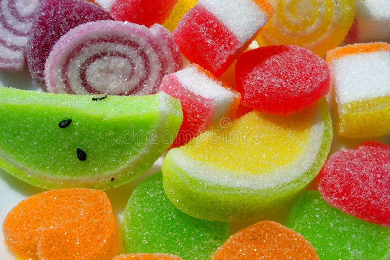 Dulces con sabor a fruta foto de archivo. Imagen de azucarado - 700472