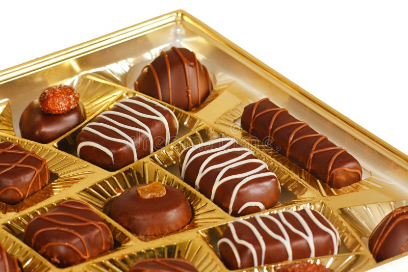 Dulces De Un Chocolate Blanco Y Negro Foto de archivo - Imagen de ...