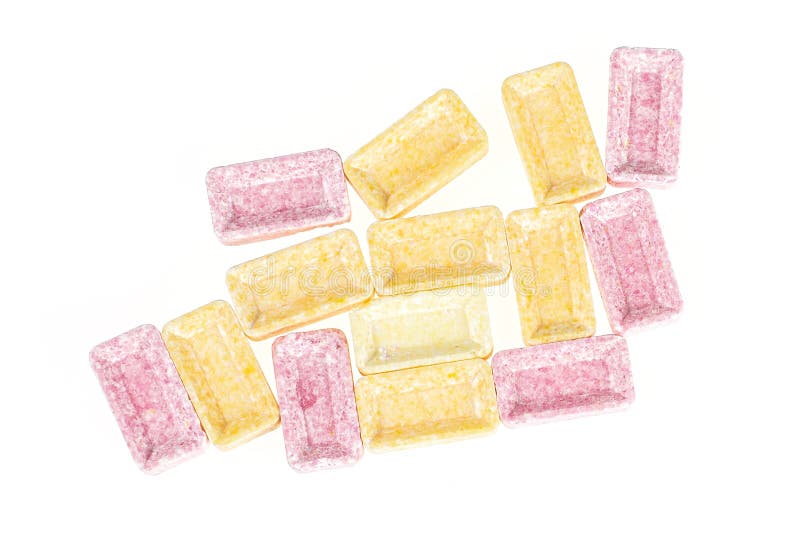 Dulces Dulces Dulces Pasteles Aislados En Blanco Foto de archivo ...