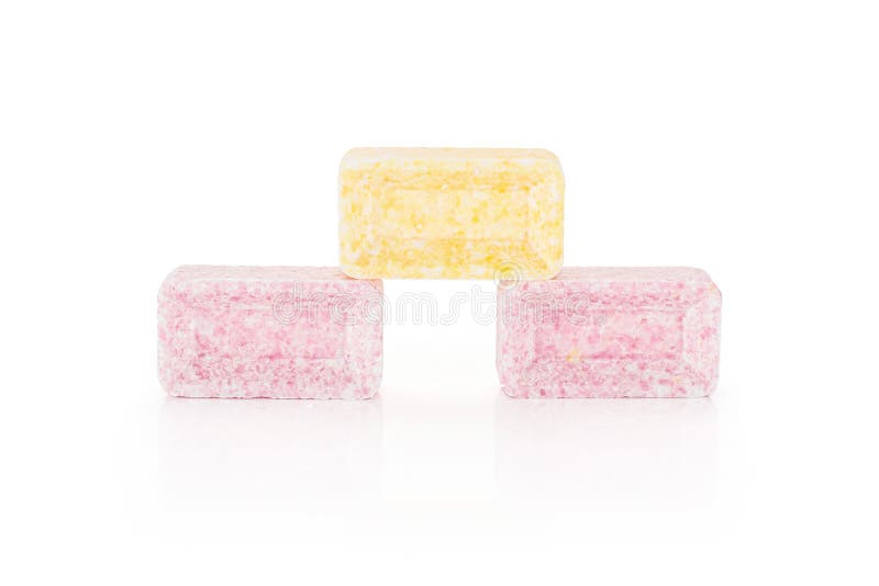 Dulces Dulces Dulces Pasteles Aislados En Blanco Foto de archivo ...