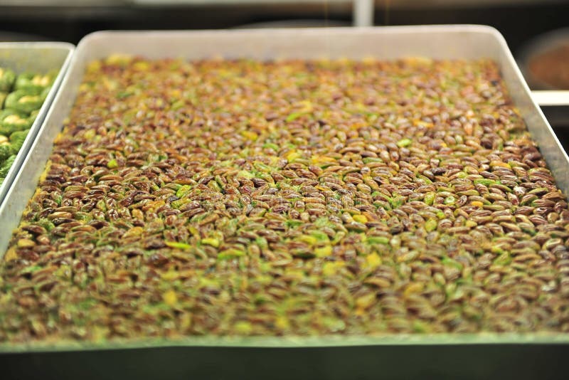 Dulces Turcos Baklava Estambul Muy Sabroso Imagen de archivo - Imagen ...