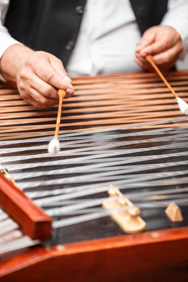 Dulcimer Folk Musical Instrument Stock Image - Image of sticks, finger ...