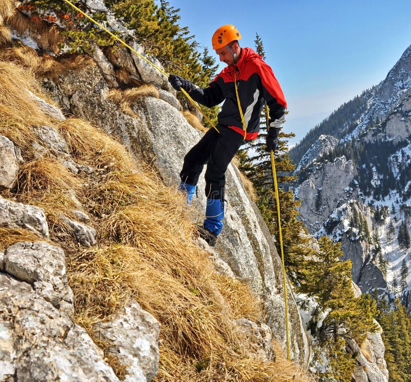 Dulfer rappel editorial photography. Image of attractive - 66527517