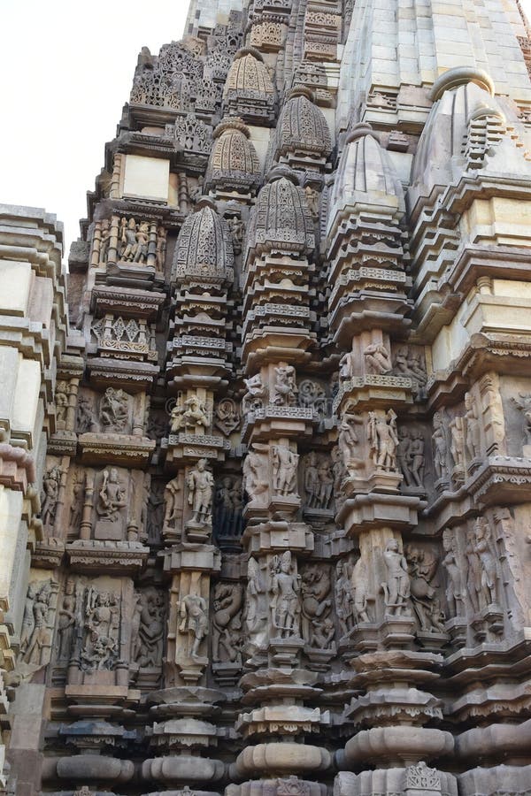 Dulha Dev Temple Architecture in Khajuraho Stock Photo - Image of ...
