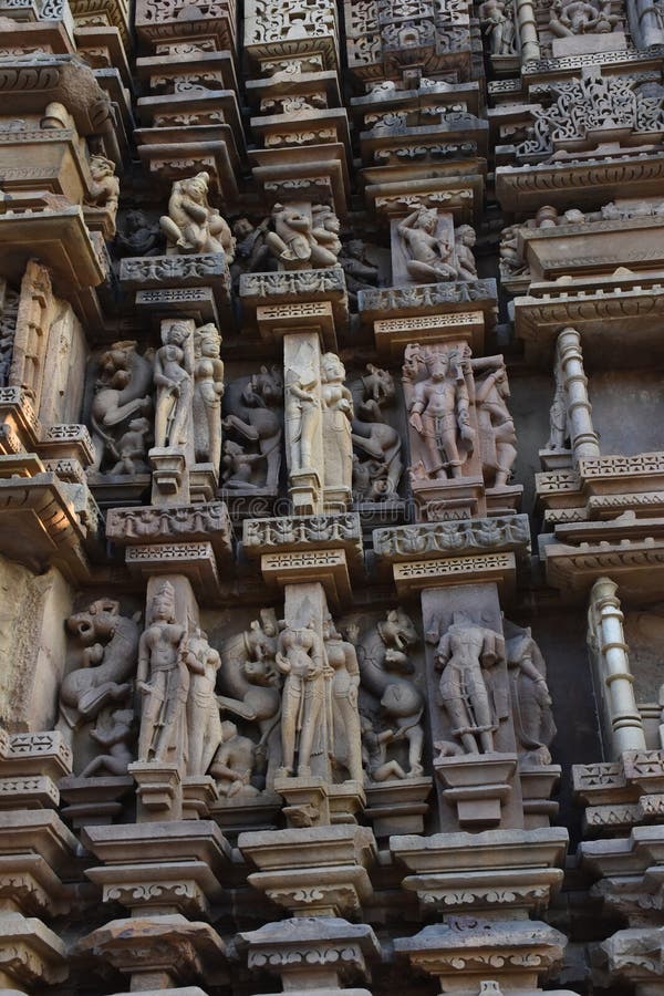 Dulha Dev Temple Architecture in Khajuraho Stock Photo - Image of divya ...