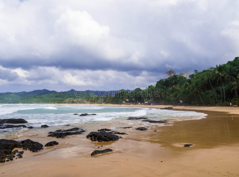 Duli Beach, El Nido, Palawan Stock Image - Image of asia, coastline ...