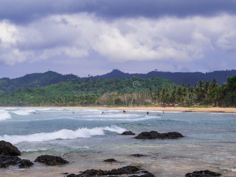 Duli Beach, El Nido, Palawan Stock Image - Image of landscape, holiday ...